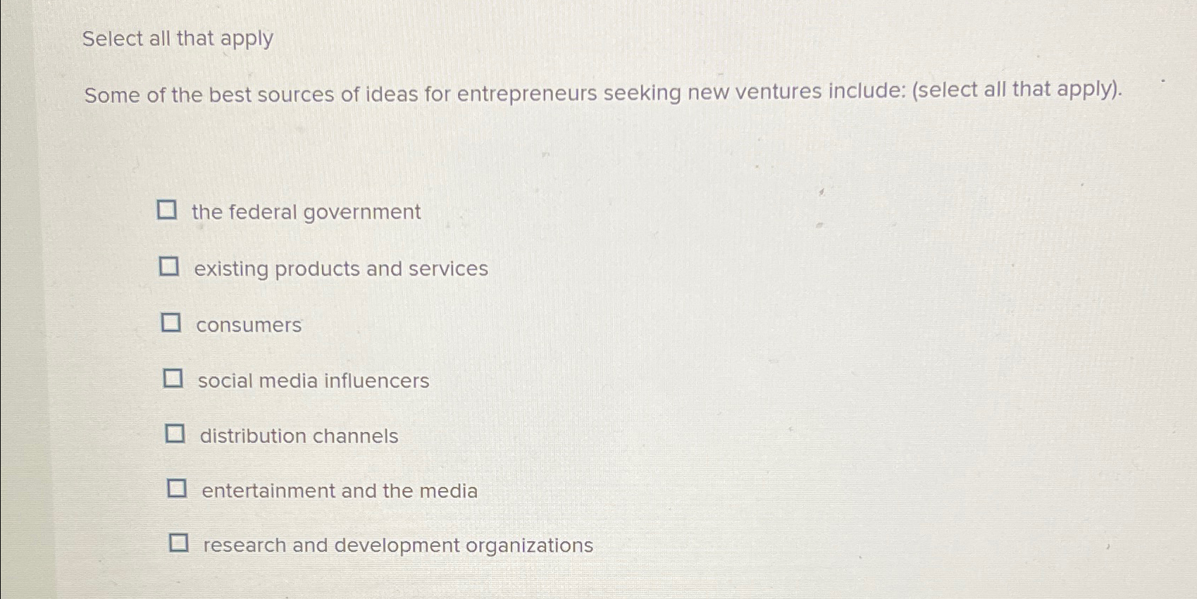 Solved Select all that applySome of the best sources of | Chegg.com