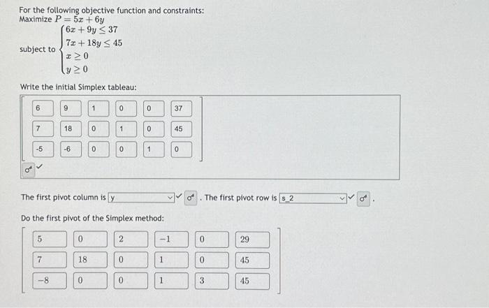 Solved For the following objective function and constraints: | Chegg.com