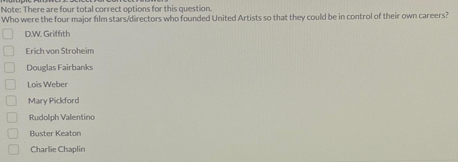 Solved Note: There are four total correct options for this | Chegg.com