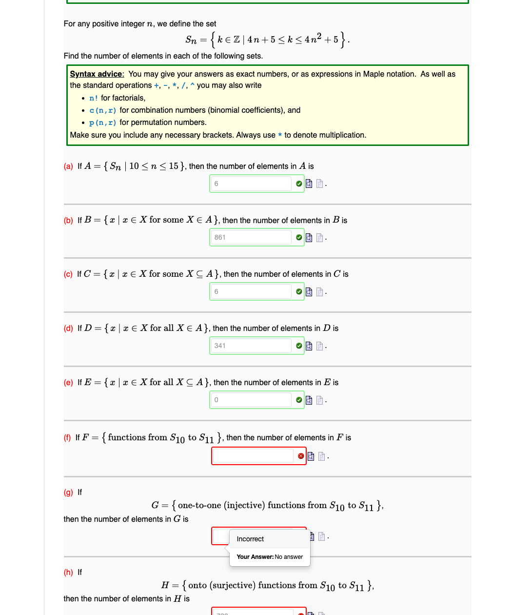 Solved For any positive integer n, ﻿we define the | Chegg.com