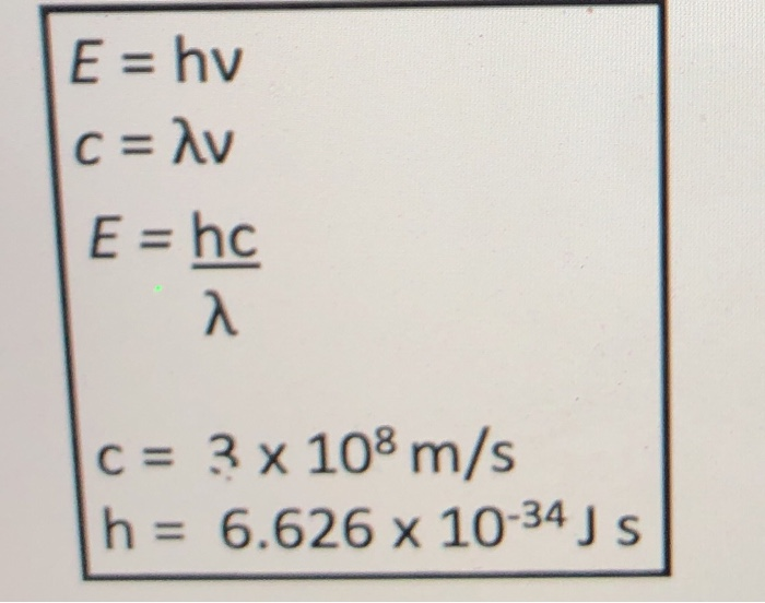 Solved Red light has a wavelength of 656 nm. What is the | Chegg.com
