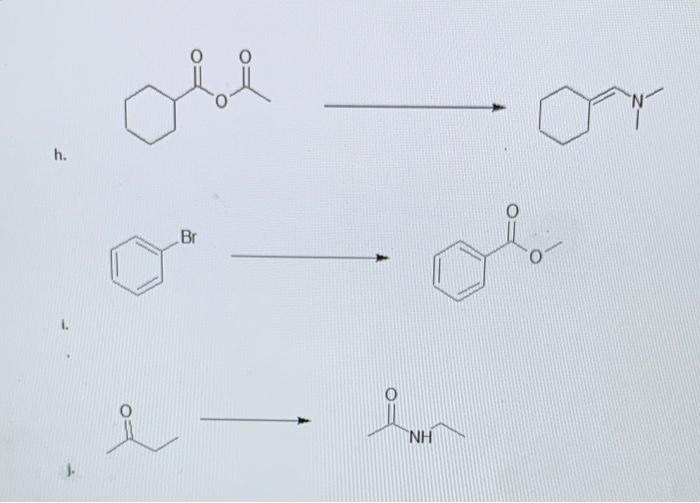Solved 1. Using any reagents necessary, provide a stepwise | Chegg.com