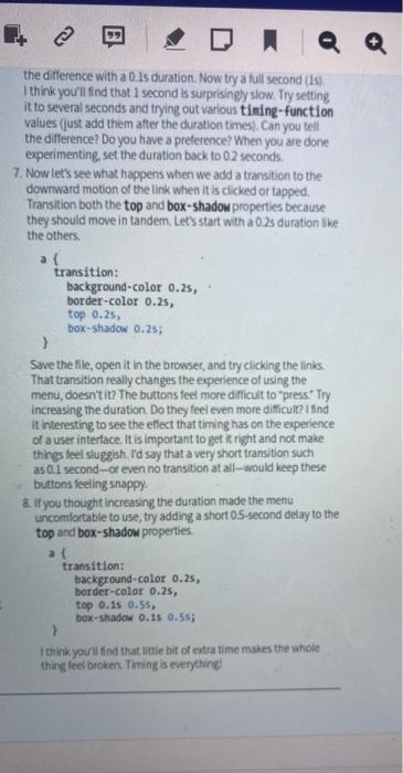 Solved EXERCISE 18-1. Trying out transitions In this | Chegg.com