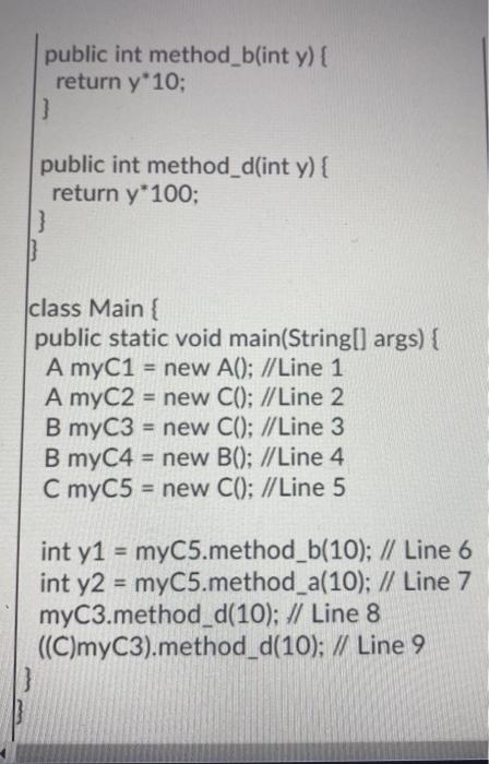 Solved Given the following interface and class definitions | Chegg.com