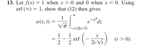 Solved 13. Let f(x)=1 when x>0 and 0 when x Solved 13. Let f(x)=1 when x>0 and 0 when x
