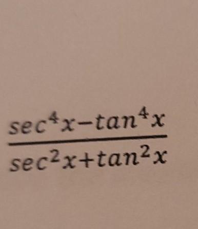 Solved sectx-tan+x sec2x+tan2x | Chegg.com