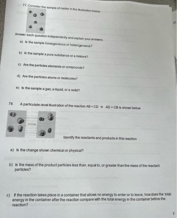 CHEM 125 - Chapter 2 - Homework problems from Text 1. | Chegg.com