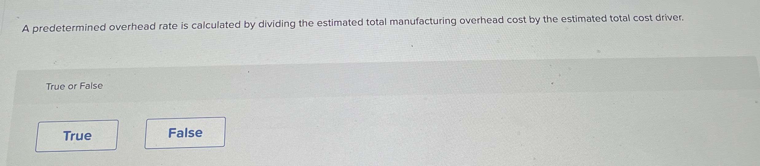 Solved A predetermined overhead rate is calculated by | Chegg.com