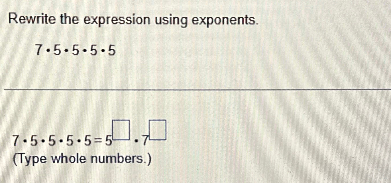 Solved Rewrite the expression using | Chegg.com
