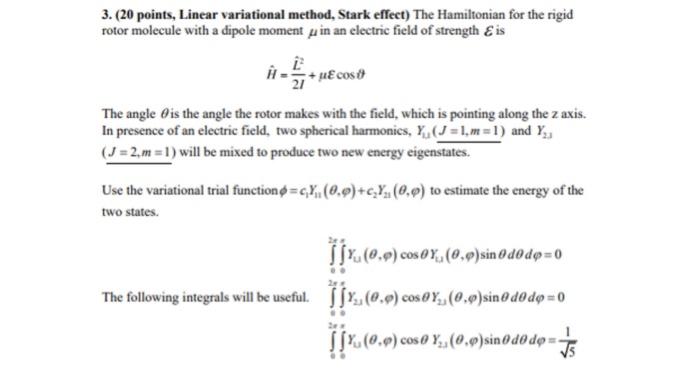 Solved practice final question for physcial chemistry solve | Chegg.com