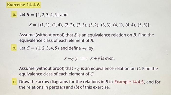 Solved Let B={1,2,3,4,5} and | Chegg.com