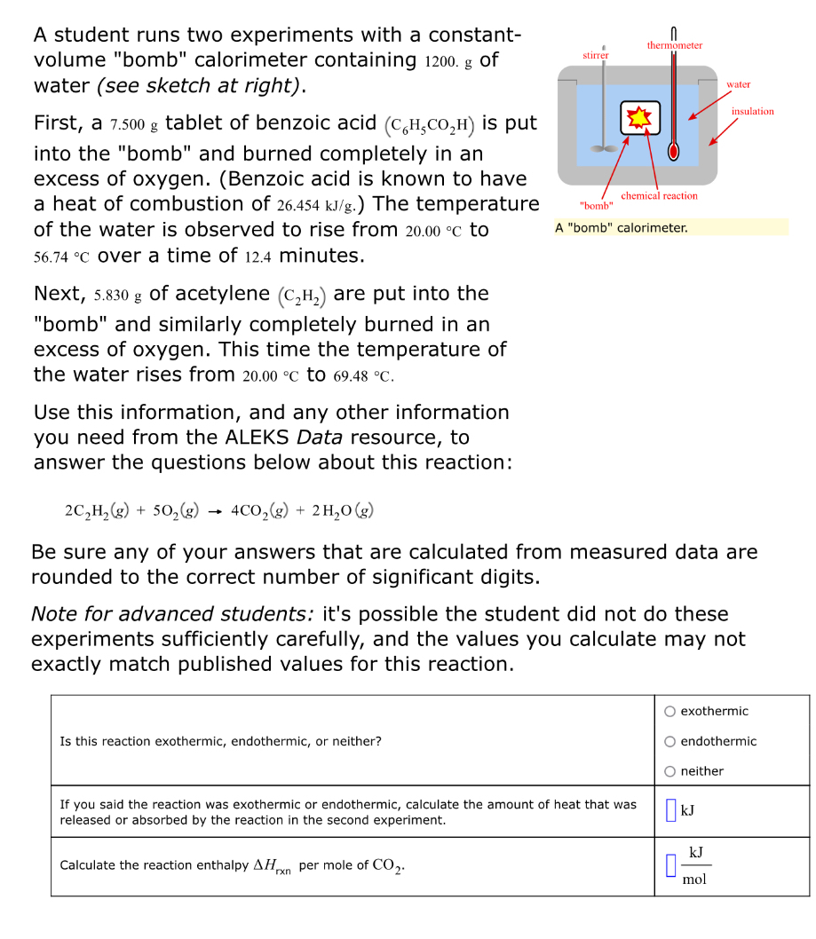 Solved A student runs two experiments with a constantvolume | Chegg.com