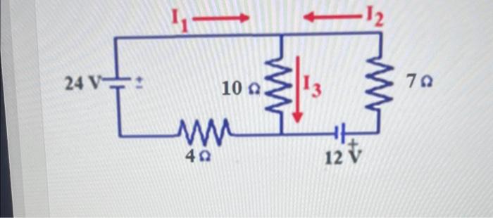 Solved Find the unknown currents in the following electrical | Chegg.com
