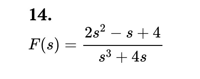 Solved Finding inverse Laplace transforms Find the inverse | Chegg.com
