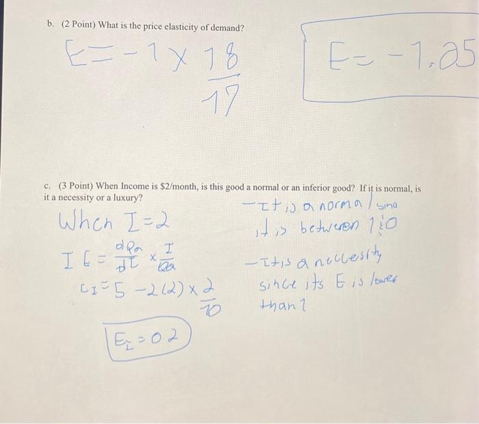 Solved 2. Consider the following Demand and Supply | Chegg.com