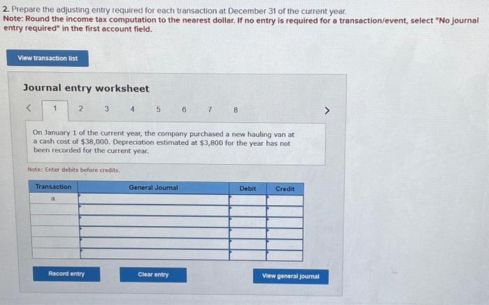Solved P4-3 (Static) Recording Adjusting Entries LO4-1 [The | Chegg.com