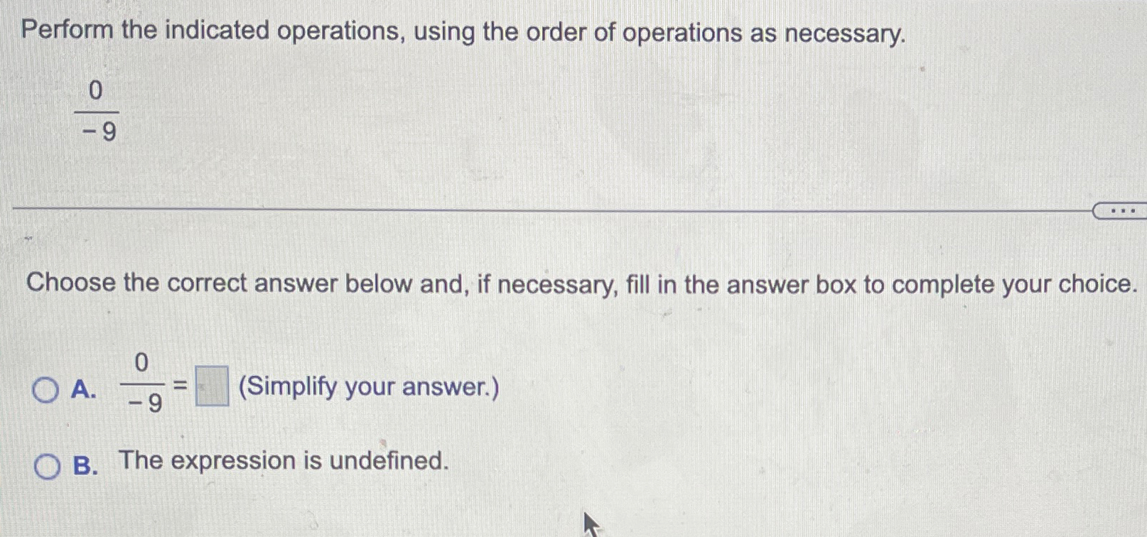 Solved Perform the indicated operations, using the order of | Chegg.com