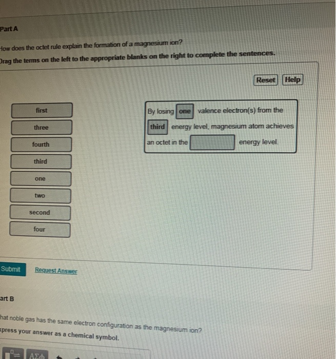 Solved how does the octet rule explain the formation of | Chegg.com