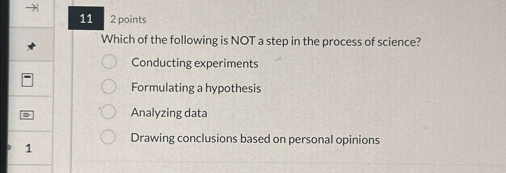 Solved 112 ﻿pointsWhich of the following is NOT a step in | Chegg.com
