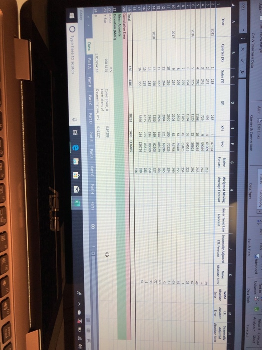 EXCEL PROBLEM SET 1 NOTE 1: In creating spreadshots, | Chegg.com