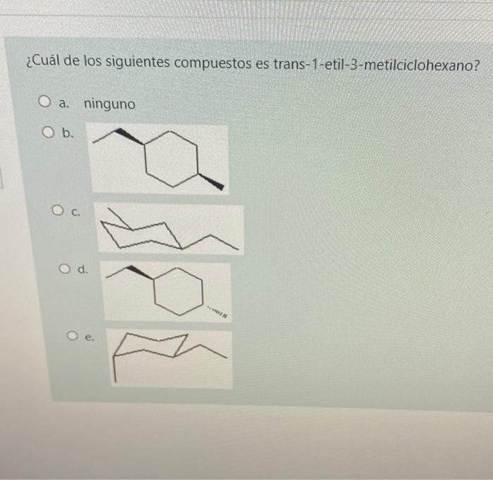 Solved ¿Cuál de los siguientes compuestos es | Chegg.com