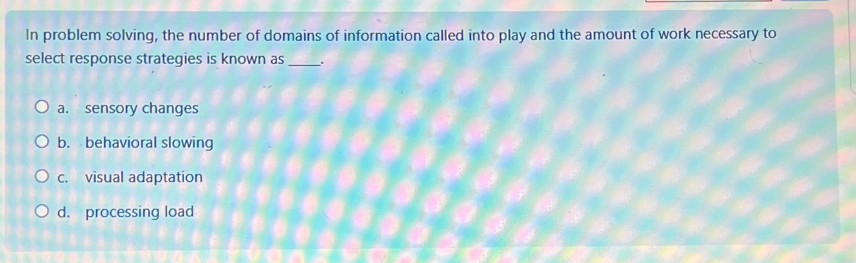 Solved In problem solving, the number of domains of | Chegg.com
