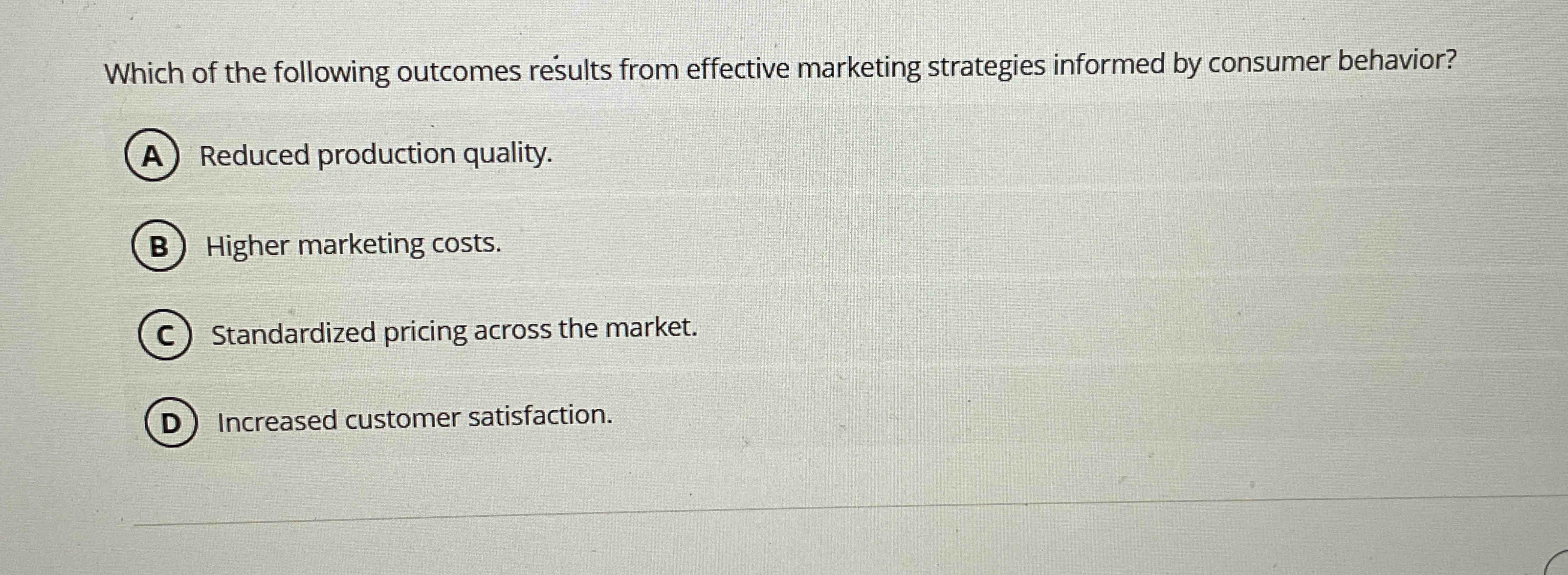 Solved Which of the following outcomes results from | Chegg.com
