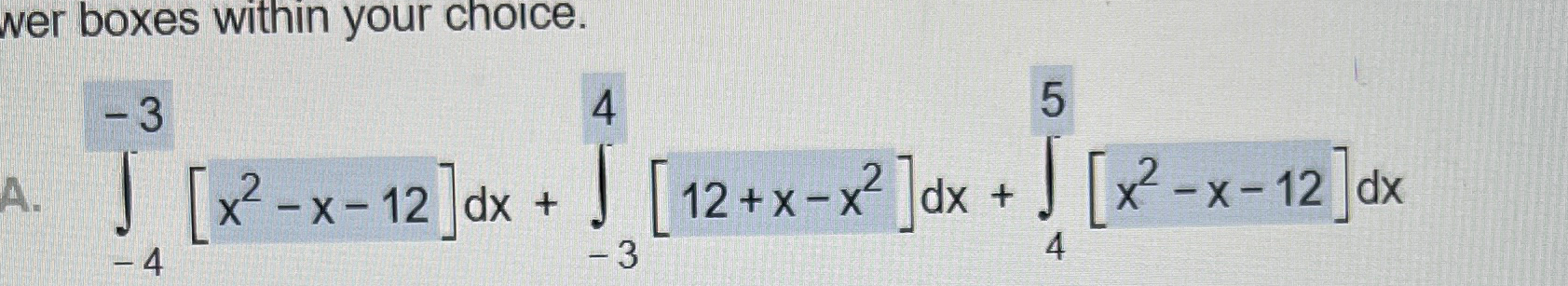 Solved wer boxes within your | Chegg.com