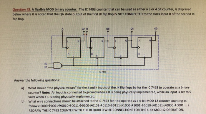 Solved Question 83. A flexible MOD binary counter: The IC | Chegg.com
