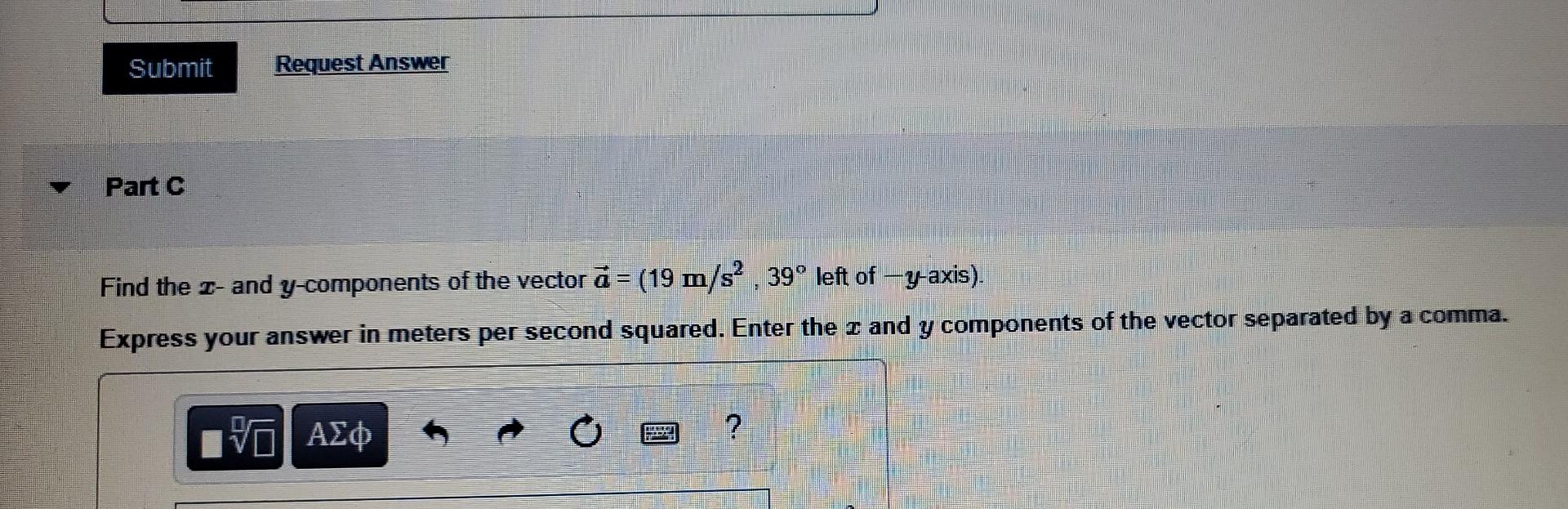 Solved Find the x - and y-components of the vector d=(9.0 | Chegg.com