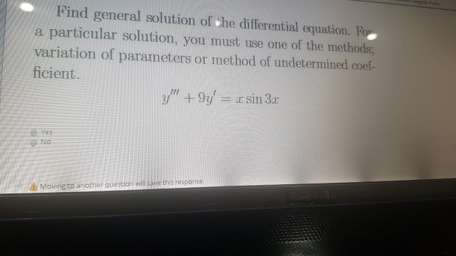 Solved Find general solution of the differential equation. | Chegg.com