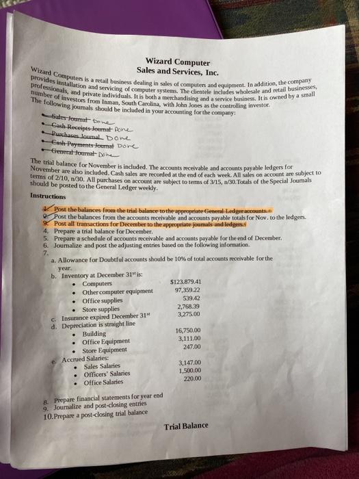 Wizard Computers is a retail business dealing in | Chegg.com