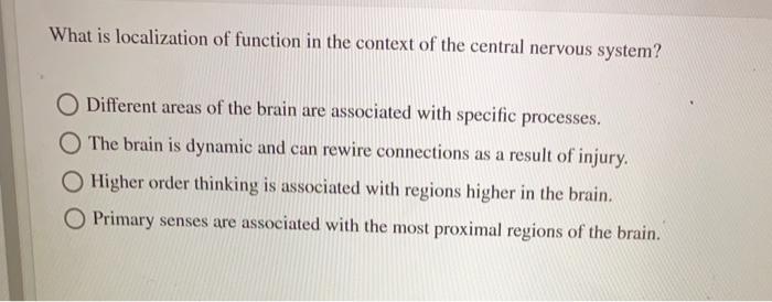 Solved What is localization of function in the context of | Chegg.com