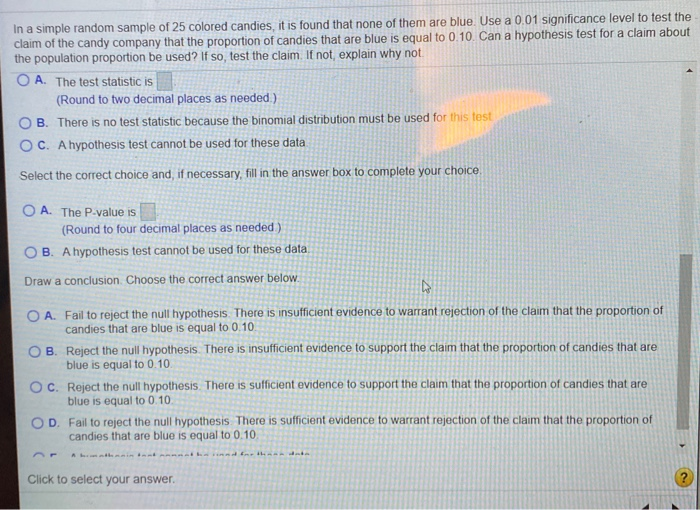 Solved In a simple random sample of 25 colored candies, it | Chegg.com