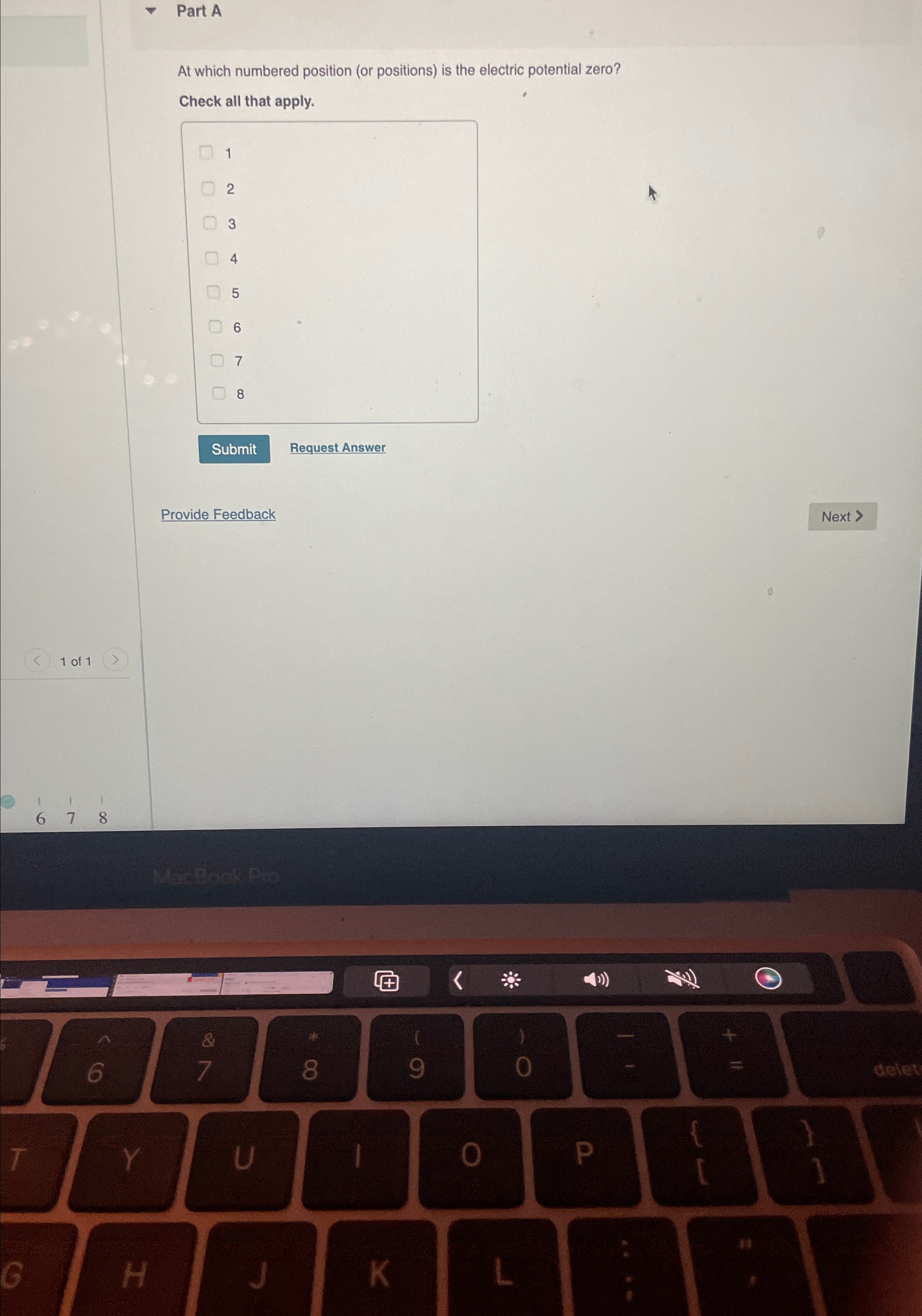 Solved Part AAt which numbered position (or positions) ﻿is | Chegg.com