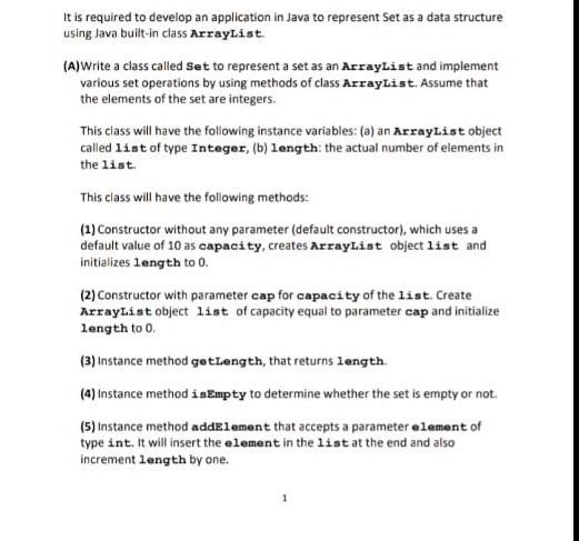 Solved It is required to develop an application in Java to | Chegg.com