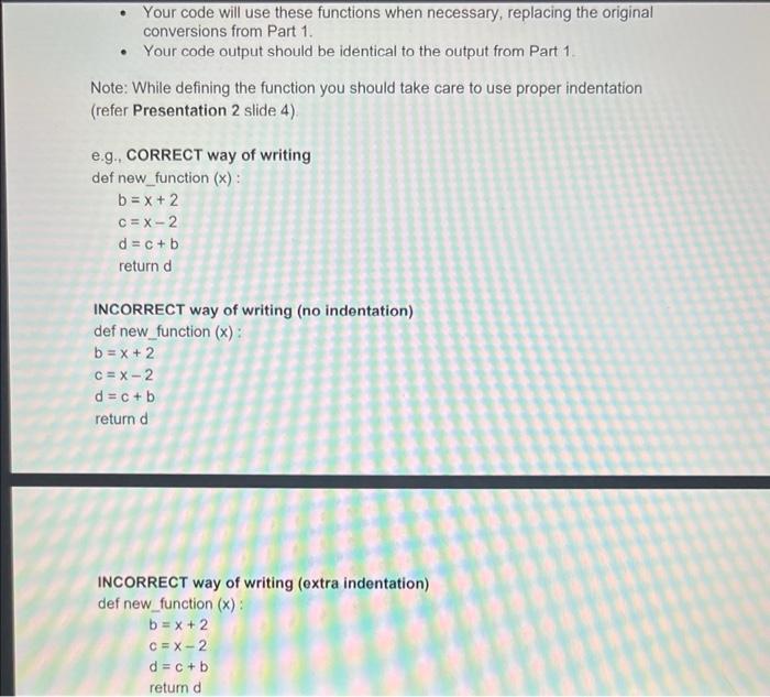 In Part1, your code has a lot of repetitive | Chegg.com