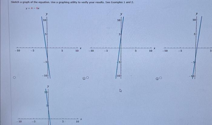 Solved Sketch a graph of the equation. Use a graphing | Chegg.com