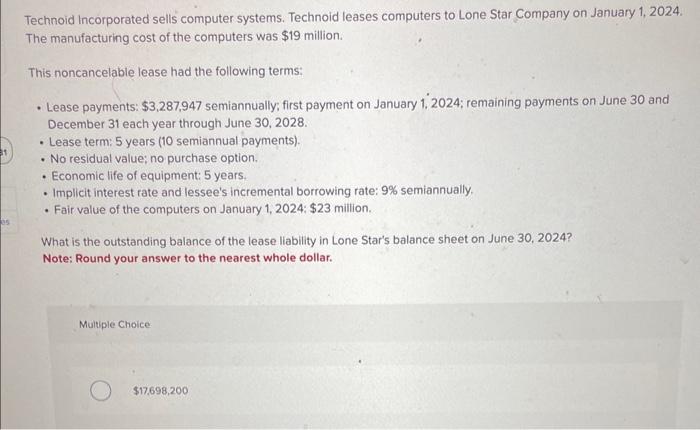 Solved Technoid Incorporated sells computer systems. | Chegg.com