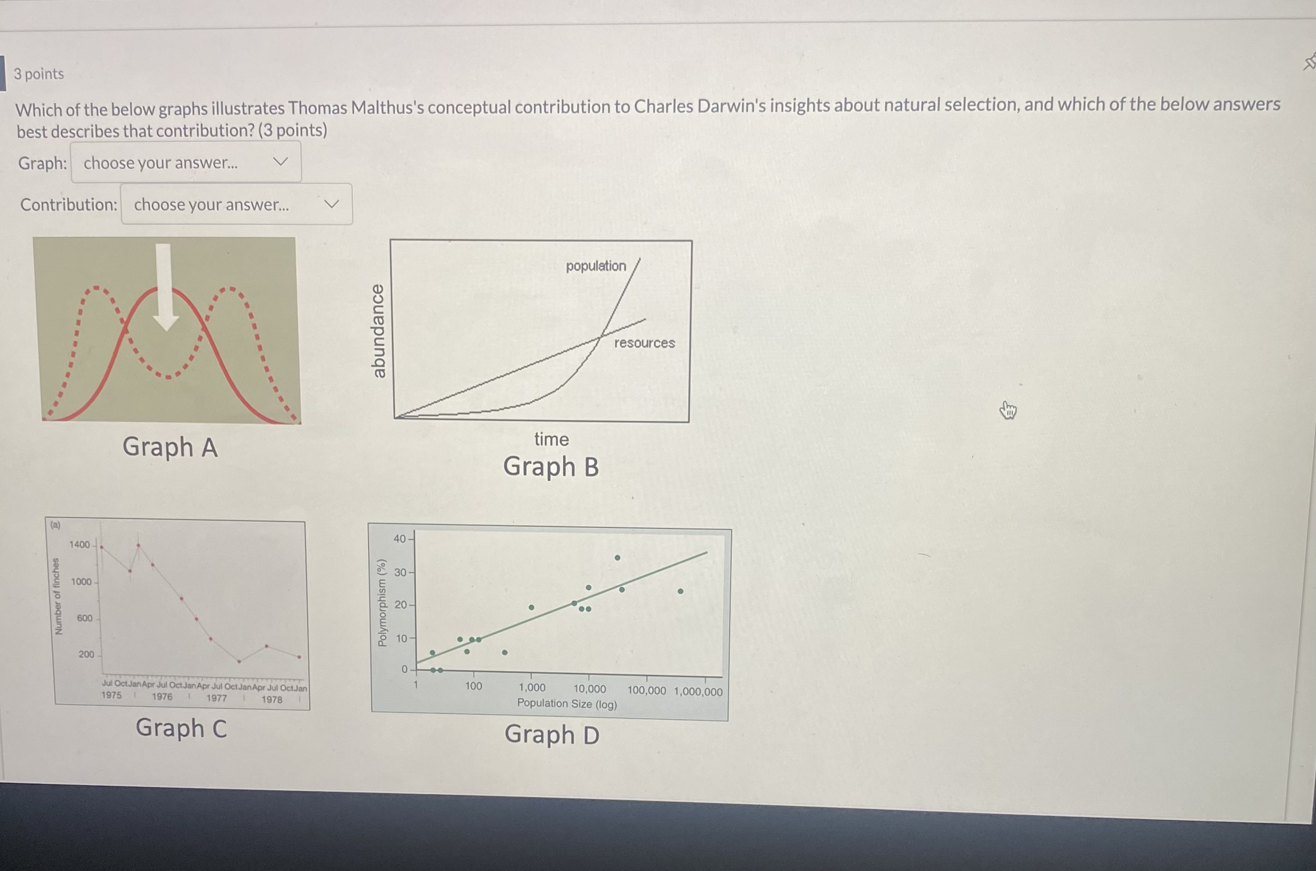 Solved 3 ﻿pointsWhich of the below graphs illustrates Thomas | Chegg.com