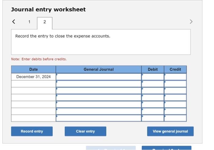 Solved Exercise 3 19 Algo Record Closing Entries And