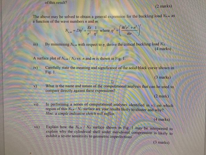 Q1. The linear stability criterion for general | Chegg.com