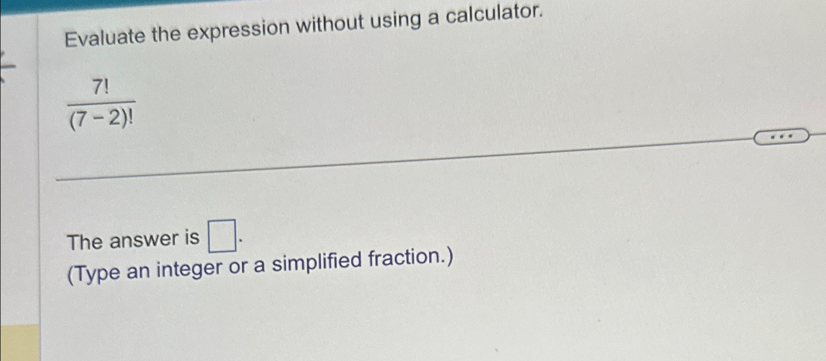 Solved Evaluate the expression without using a | Chegg.com