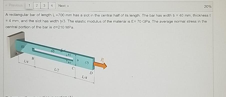 Solved Determine the elongation in section 1? Determine the | Chegg.com