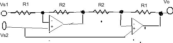 Solved find Vo in terms of Vs1 and Vs2 | Chegg.com