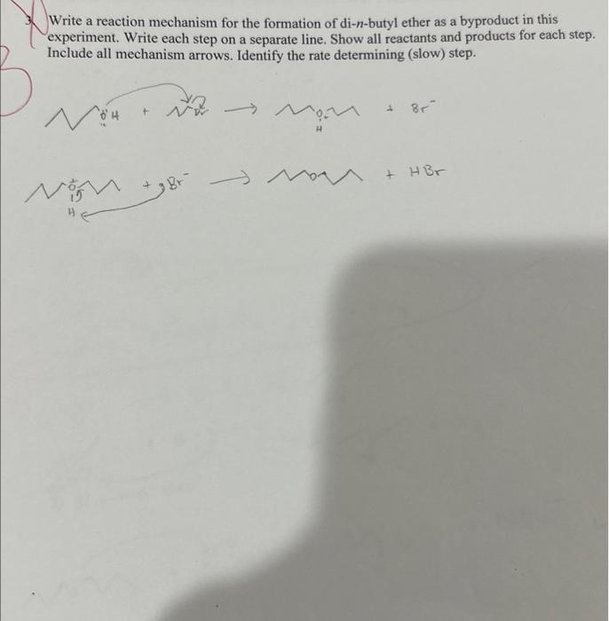 Solved Write a reaction mechanism for the formation of di- | Chegg.com