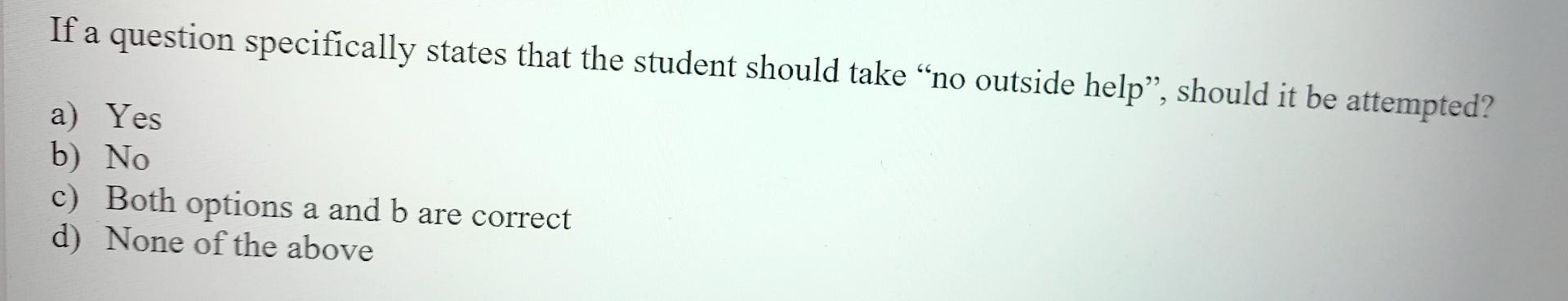 Solved If a question specifically states that the student | Chegg.com
