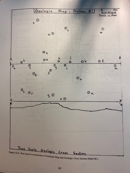 Solved Plot strikes and Dips on uppermost figure and | Chegg.com