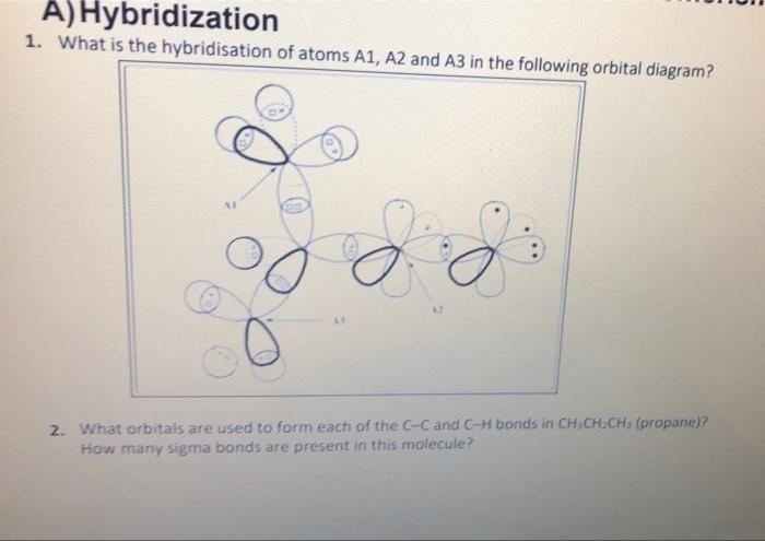 Solved A) Hybridization 1. What is the hybridisation of | Chegg.com