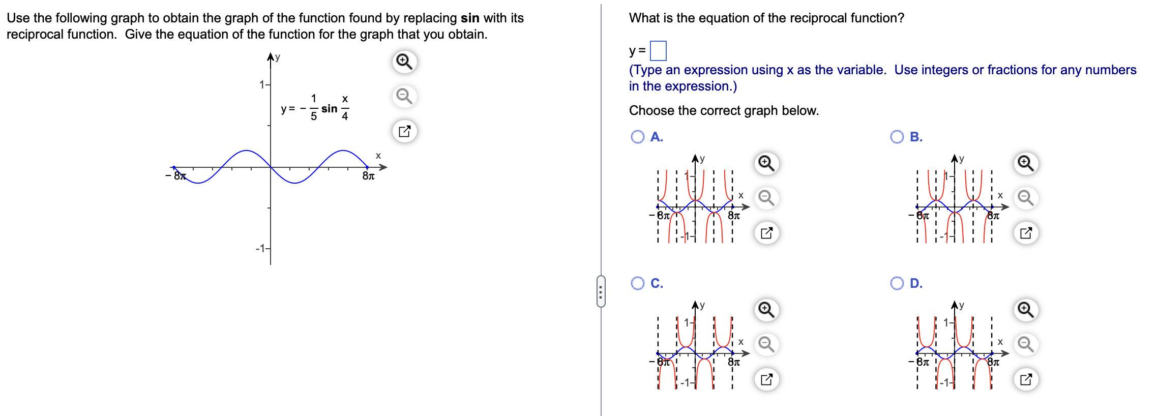 Solved Use the following graph to obtain the graph of the | Chegg.com